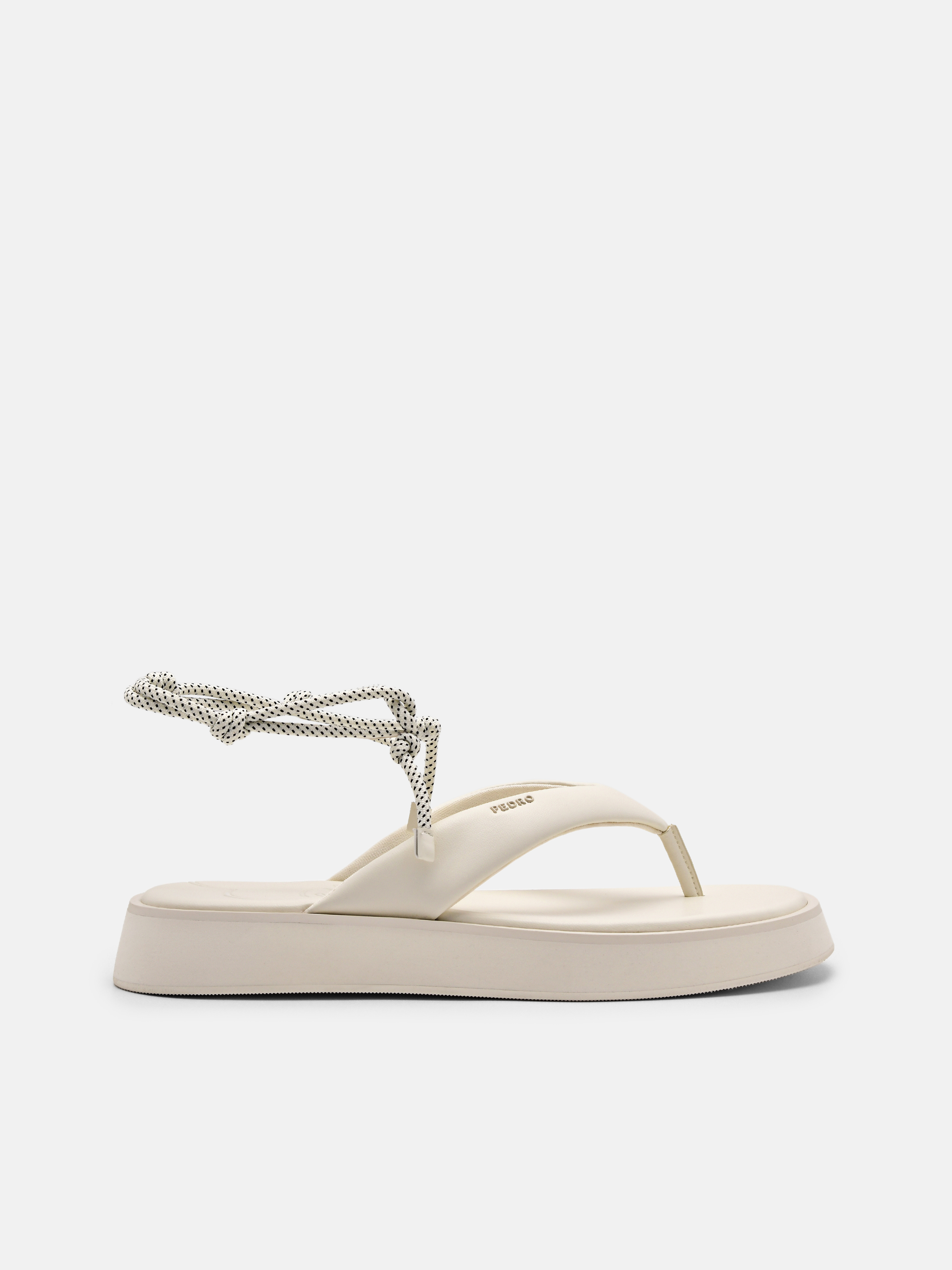 Chalk Platform Thong Sandals - PEDRO International