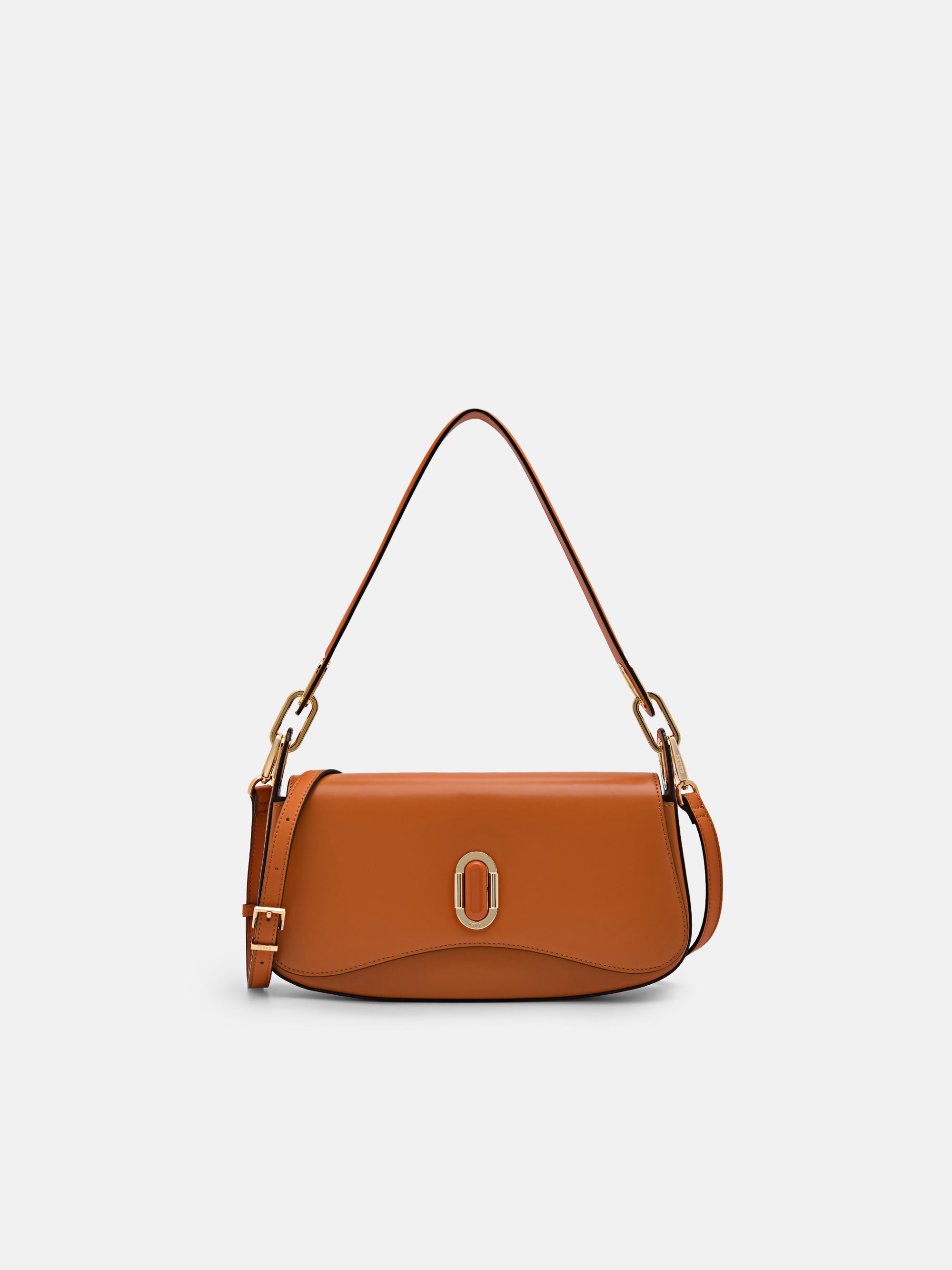 Orange PEDRO Studio Rift Leather Shoulder Bag - PEDRO EU