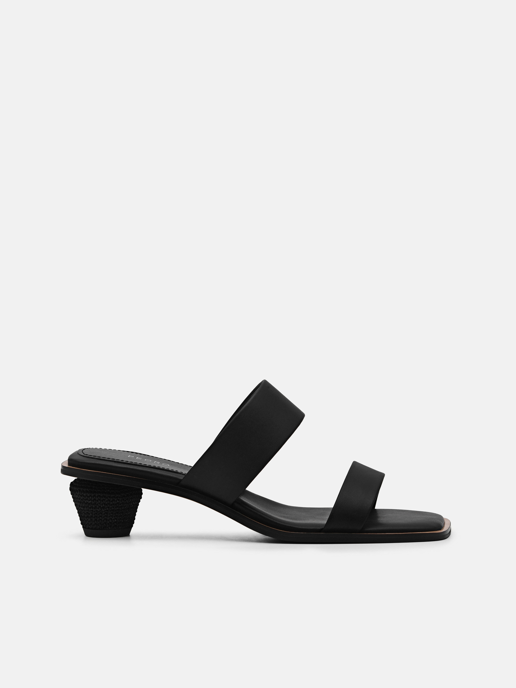 Calico Black Sandals - PEDRO PH