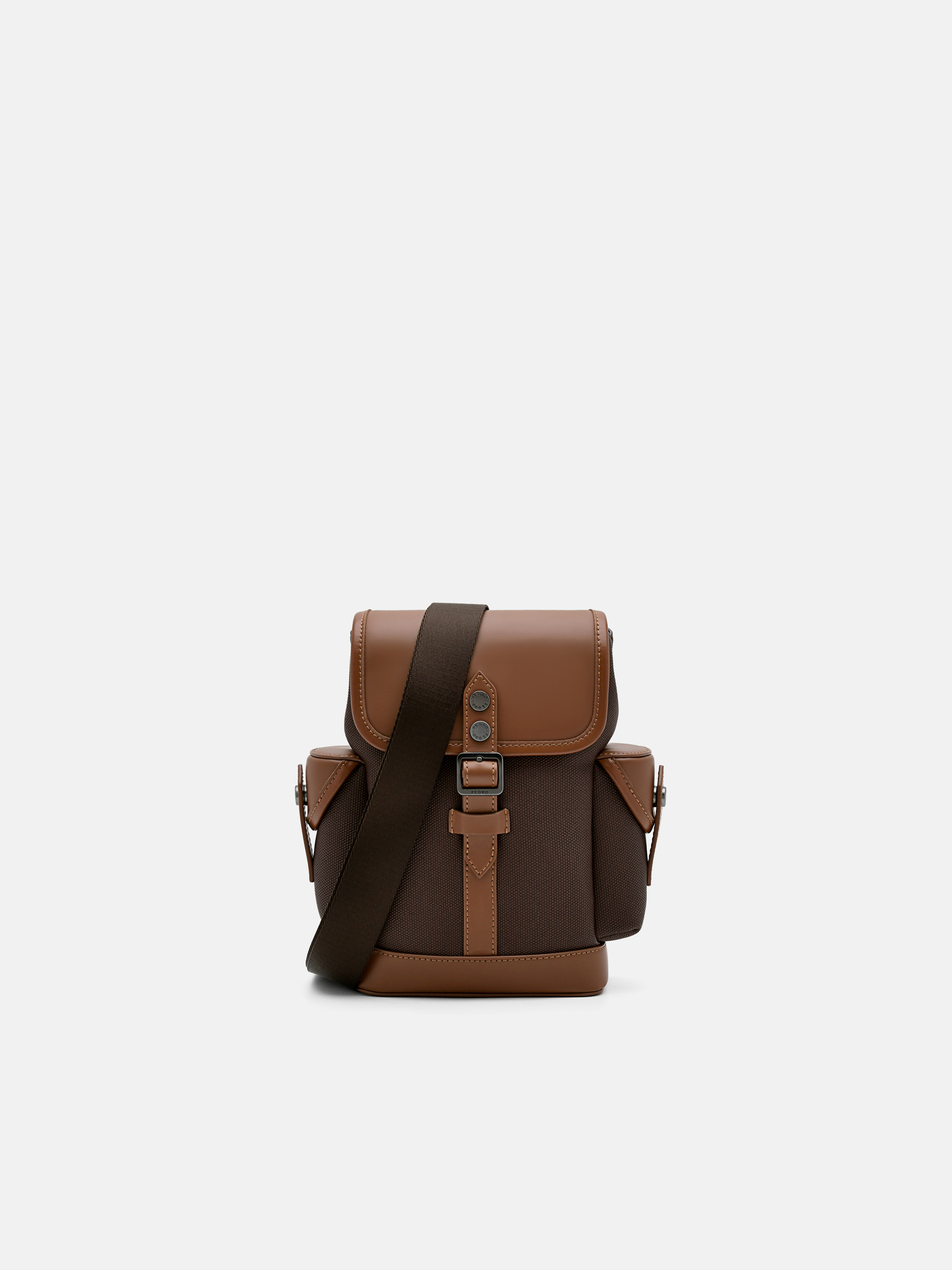 Dark Brown Jones Sling Pouch - PEDRO US