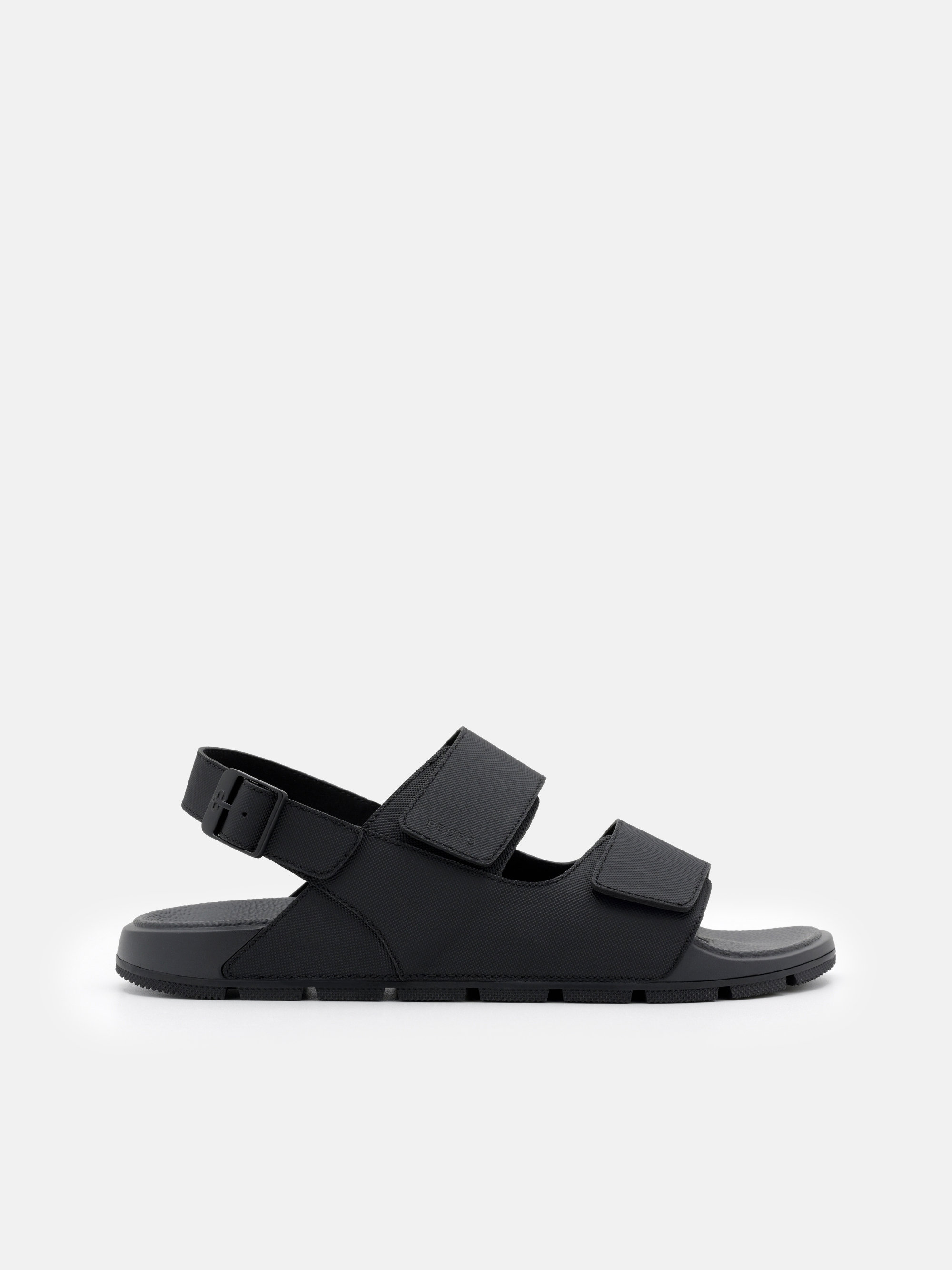 Black Jonah Backstrap Sandals - PEDRO US