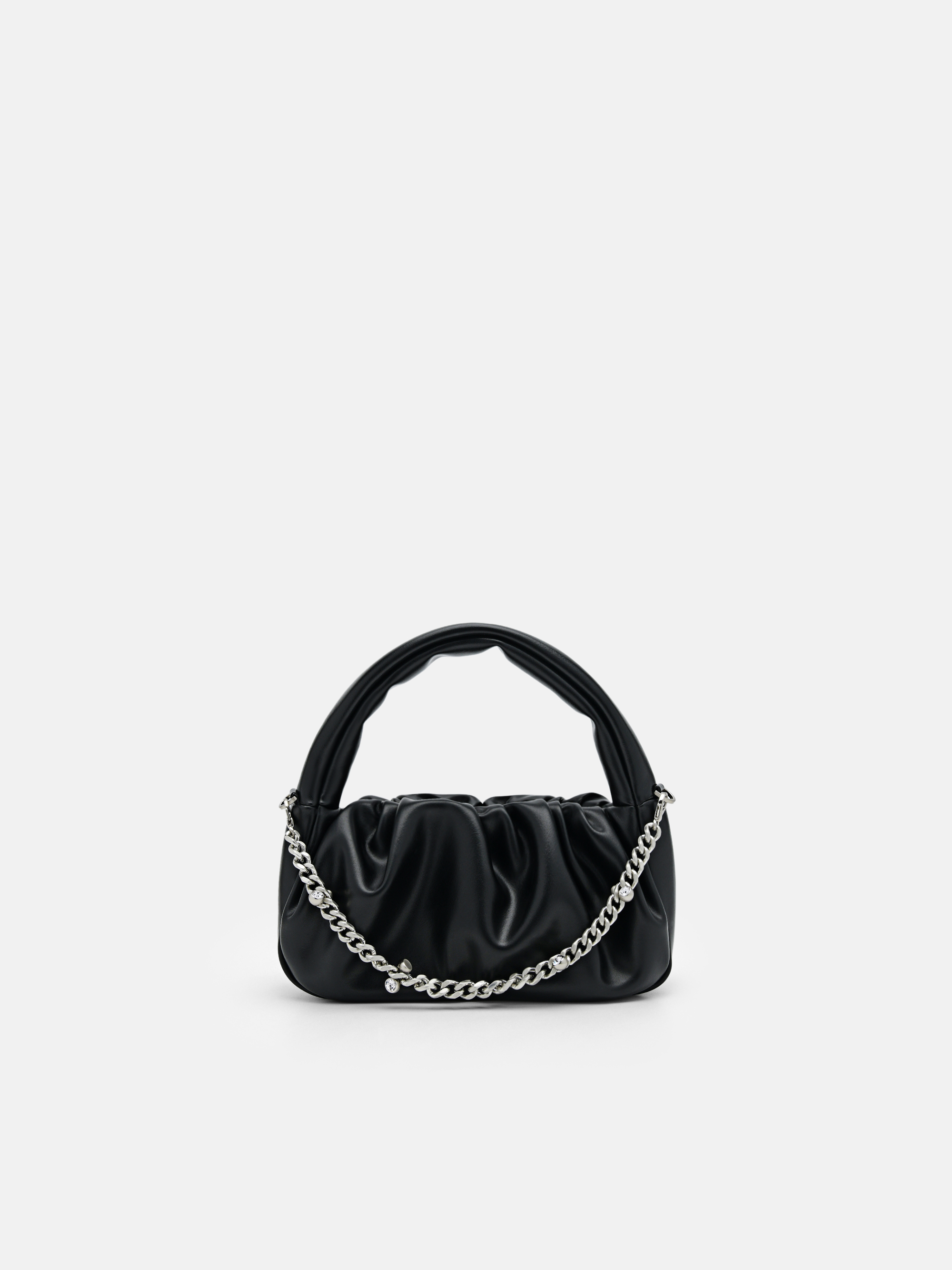 Black Cami Mini Hobo Bag - PEDRO HK
