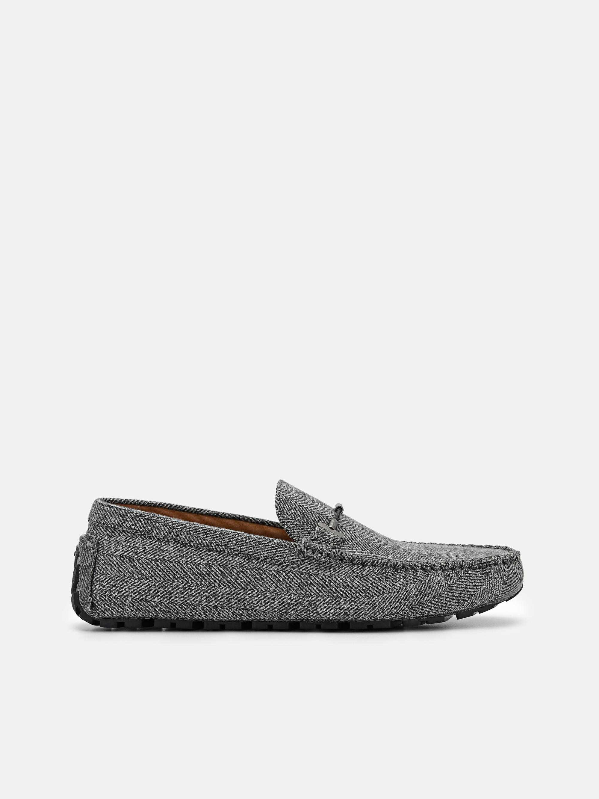 Grey Robert Fabric Driving Shoes - PEDRO EU