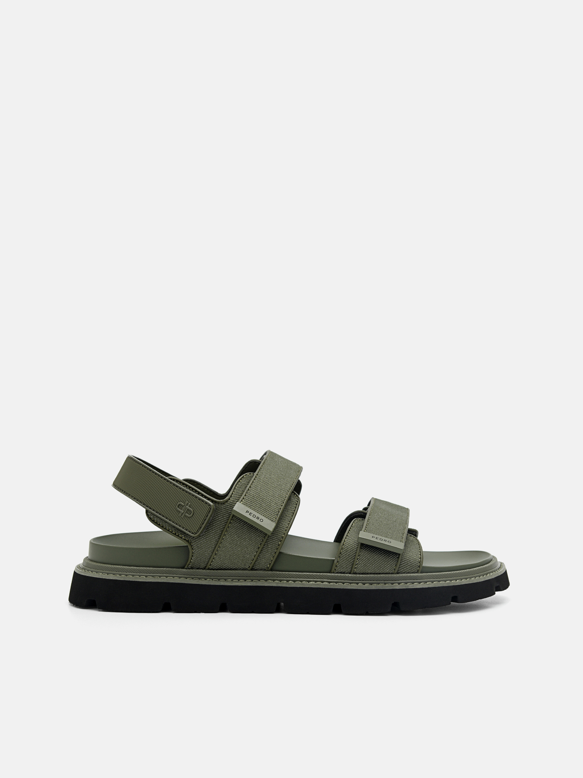Military Green Bryson Backstrap Sandals - PEDRO TW