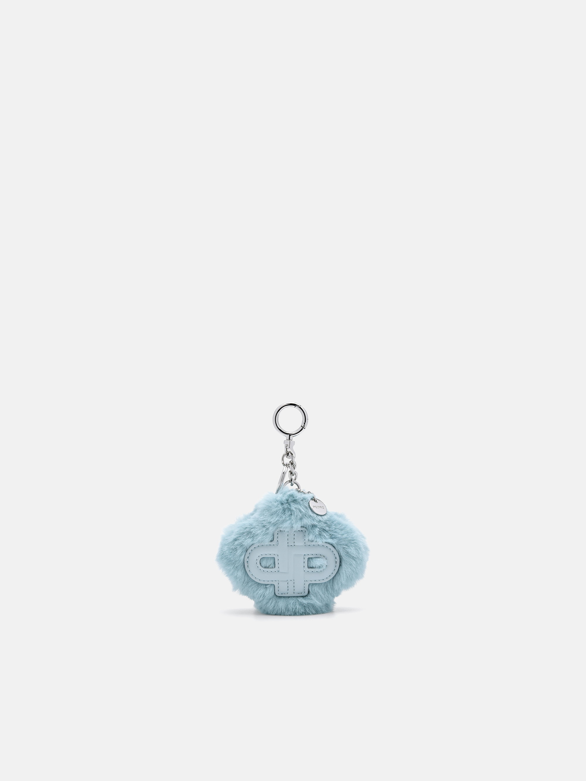 Light Blue Faux Fur Keychain - PEDRO AU