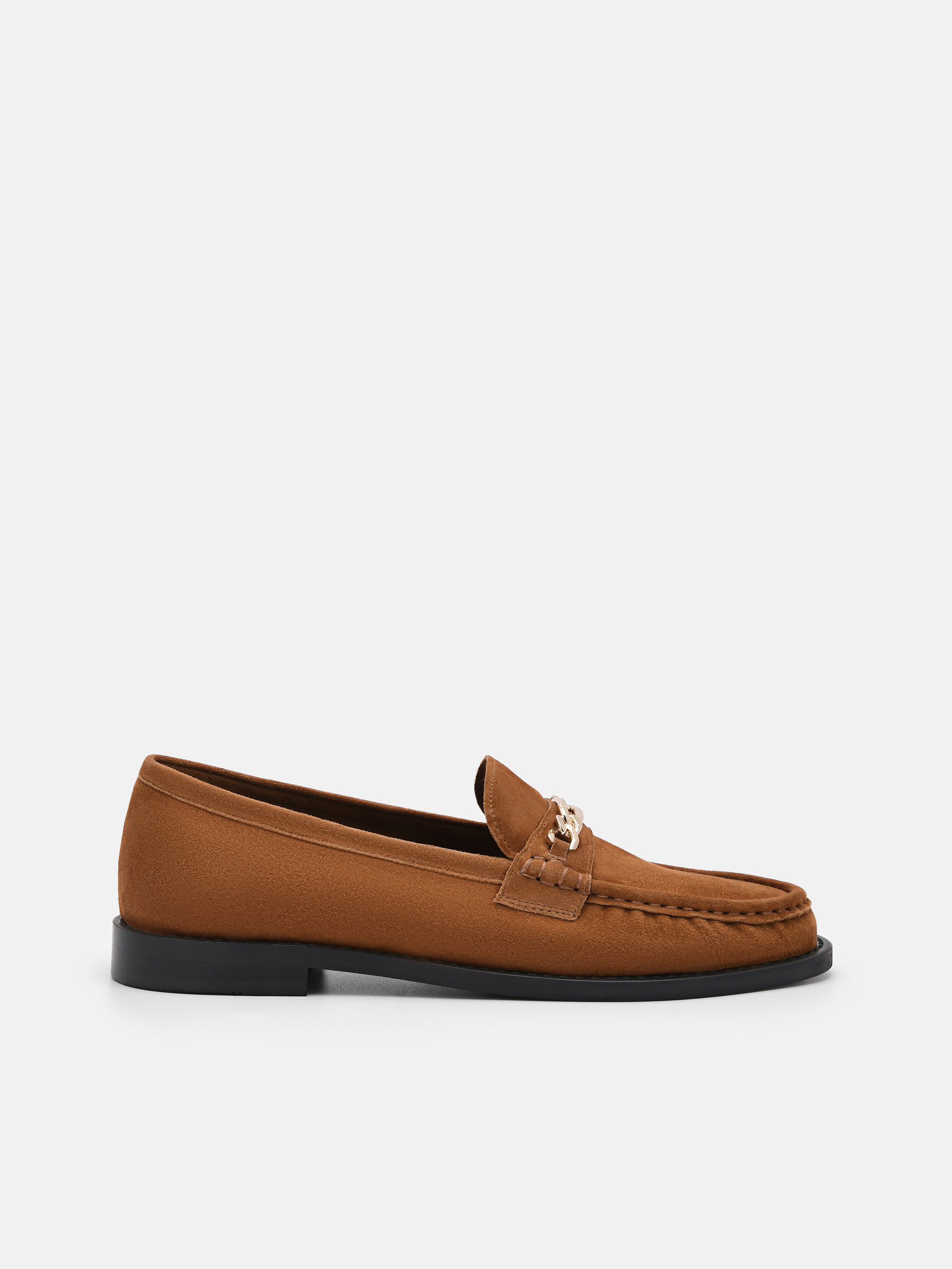 Cognac PEDRO Studio Jeanne Suede Loafers | PEDRO UK