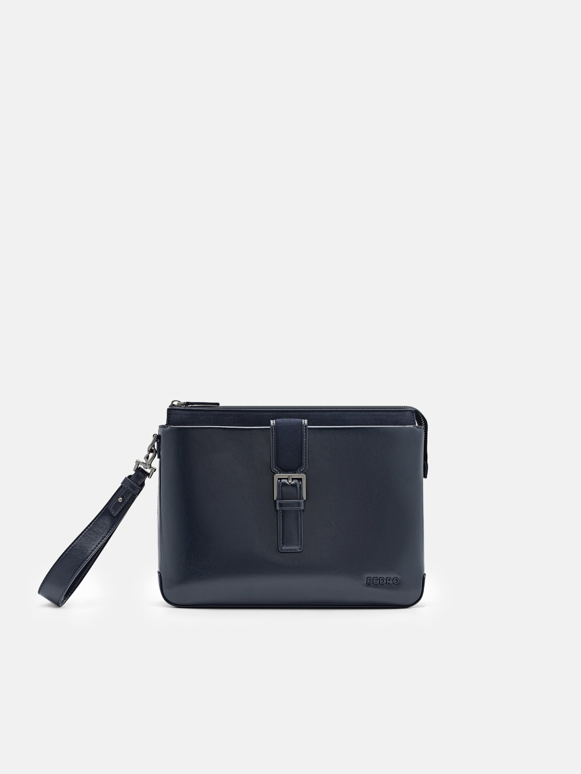 Navy Tyson Clutch Bag - PEDRO SG