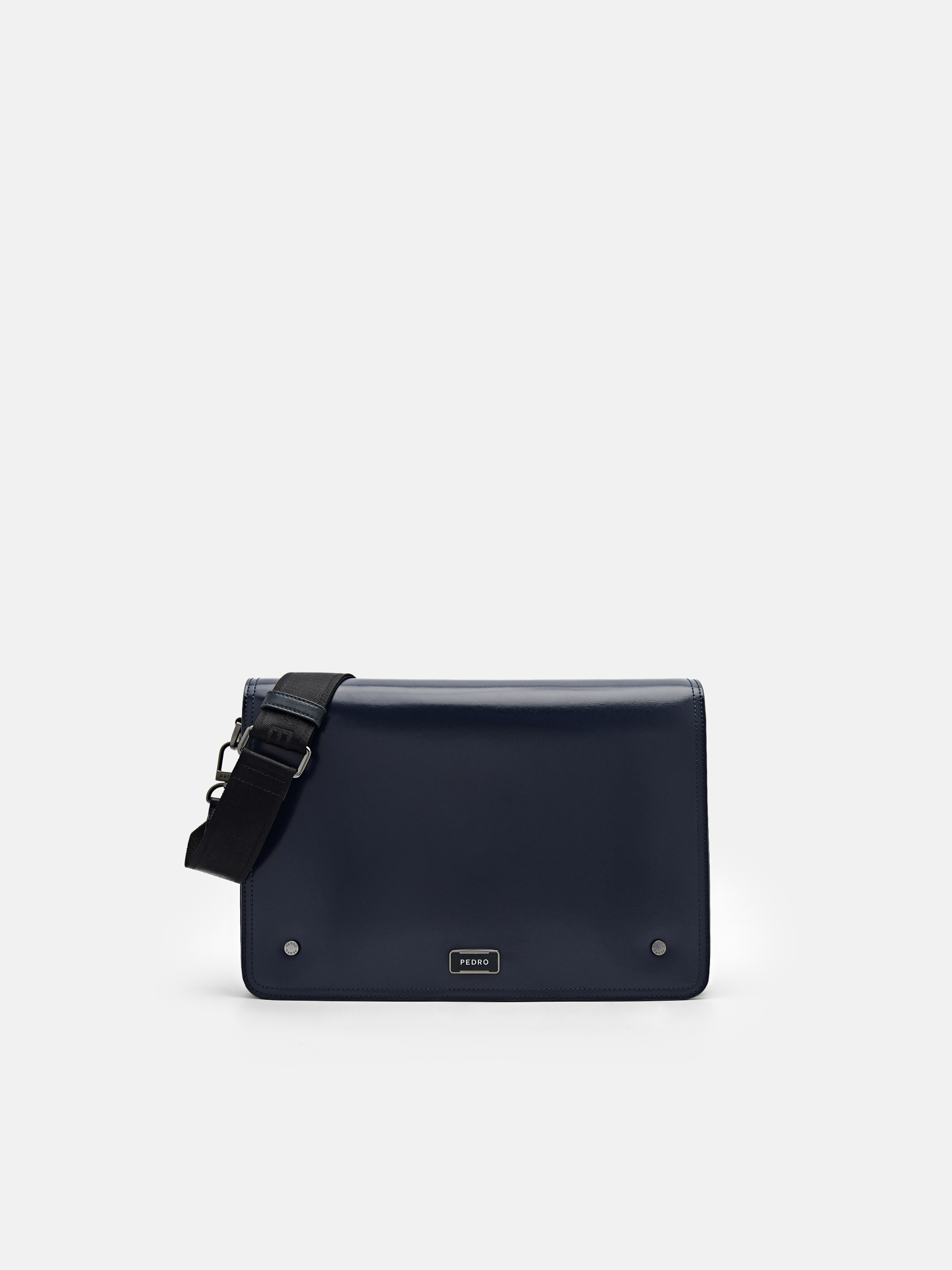 Navy Elliott Messenger Bag - PEDRO KR