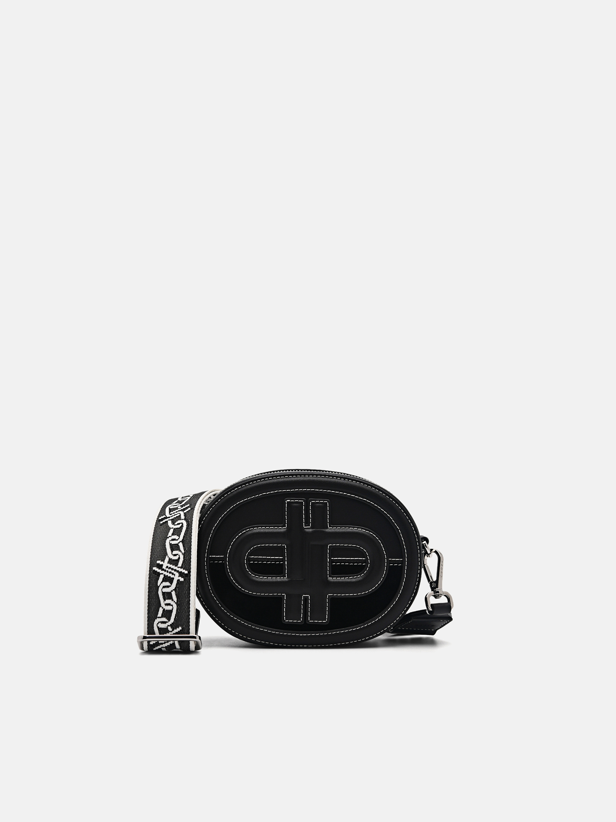 Black PEDRO Icon Leather Shoulder Bag - PEDRO MY
