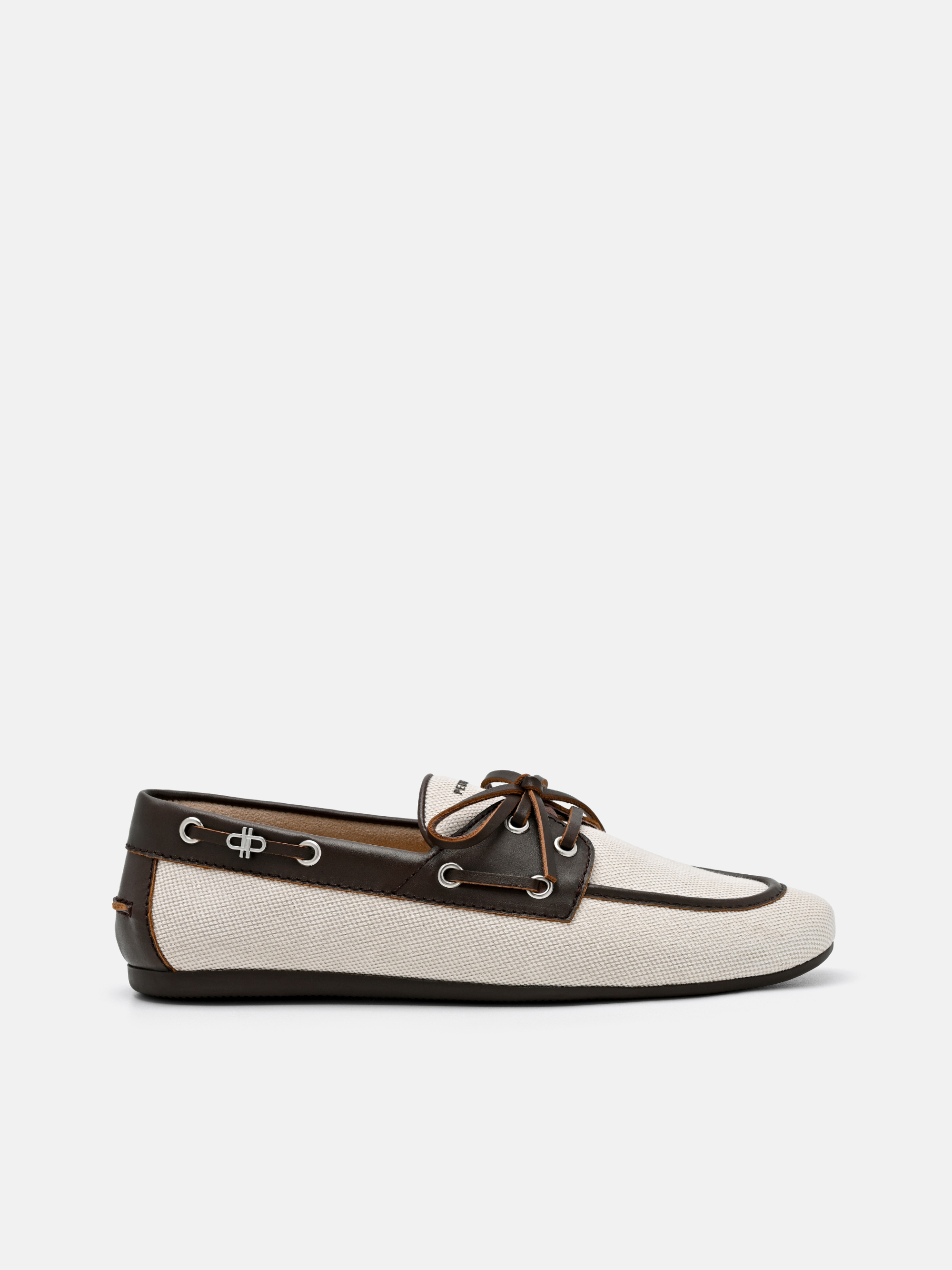 Brown Dee Canvas Driving Shoes - PEDRO SG