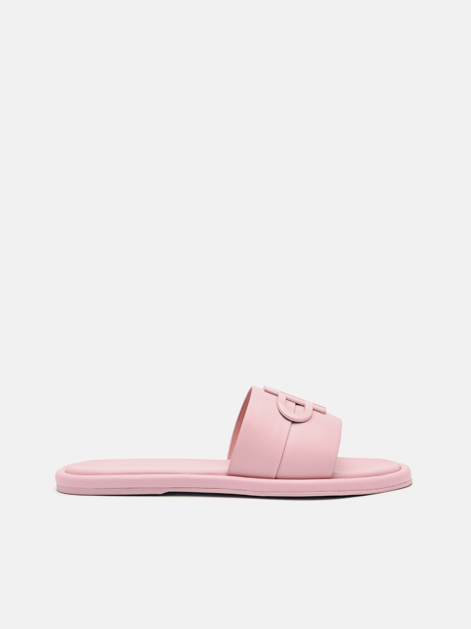 Pink PEDRO Icon Leather Slide Sandals - PEDRO SG