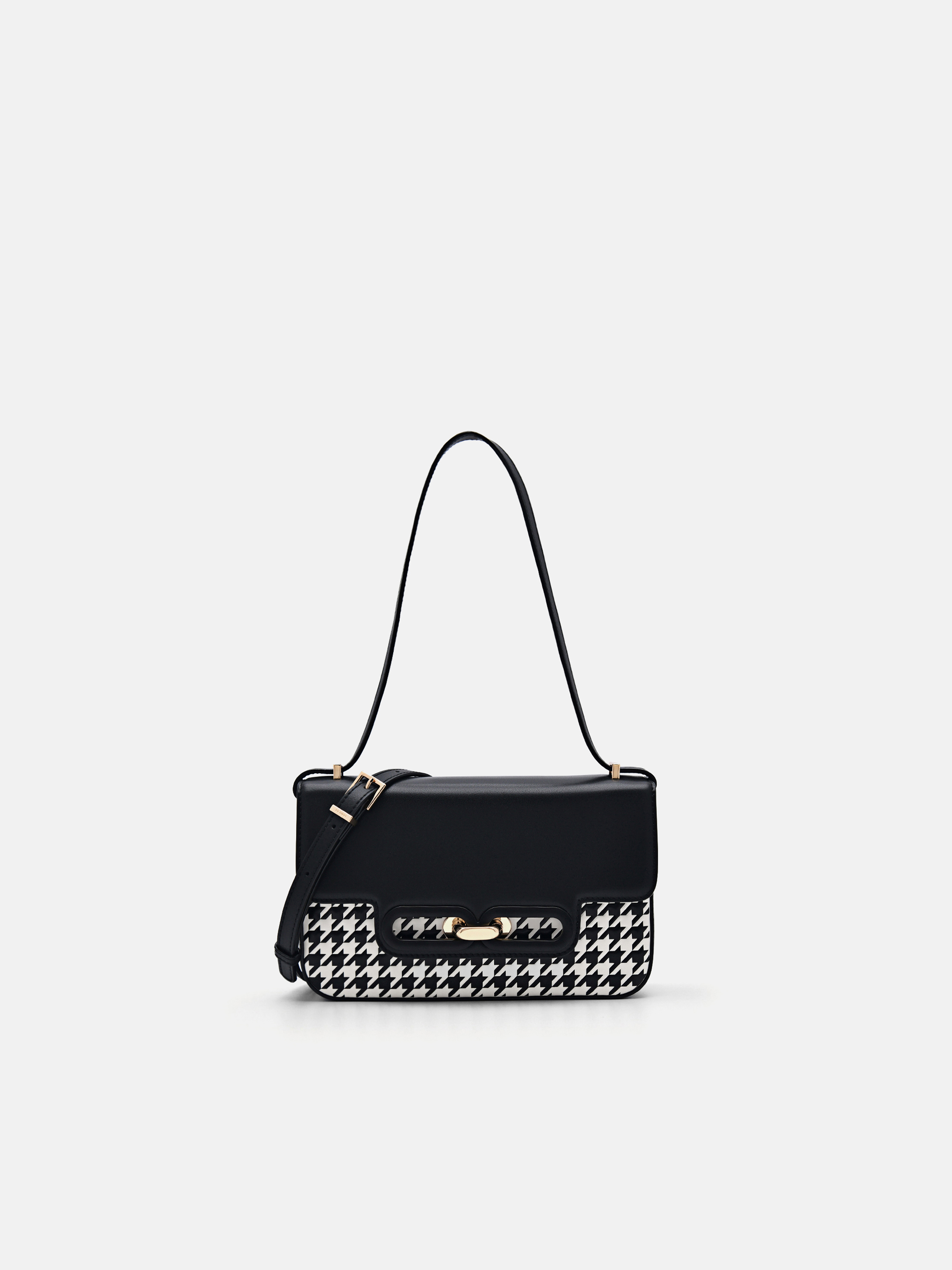 Black PEDRO Studio Kate Leather Envelope Bag - PEDRO OM