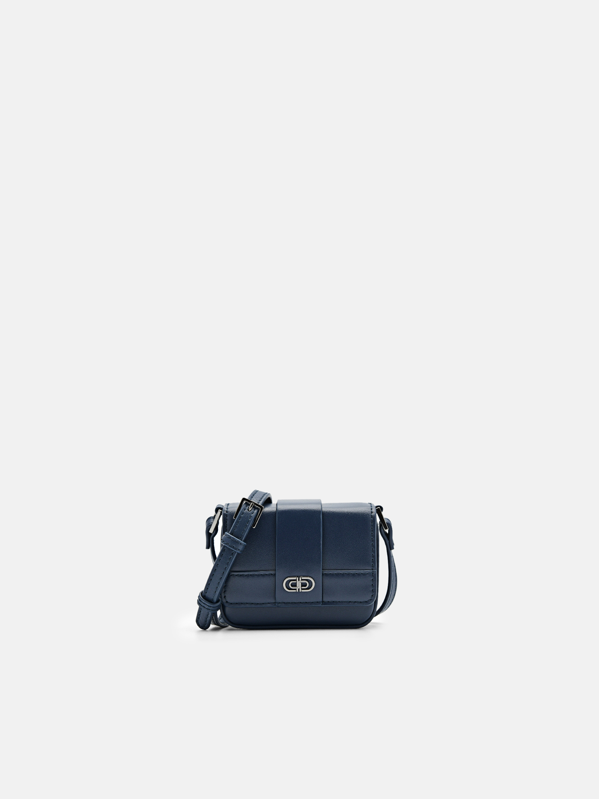 Navy PEDRO Icon Leather Sling Pouch - PEDRO US