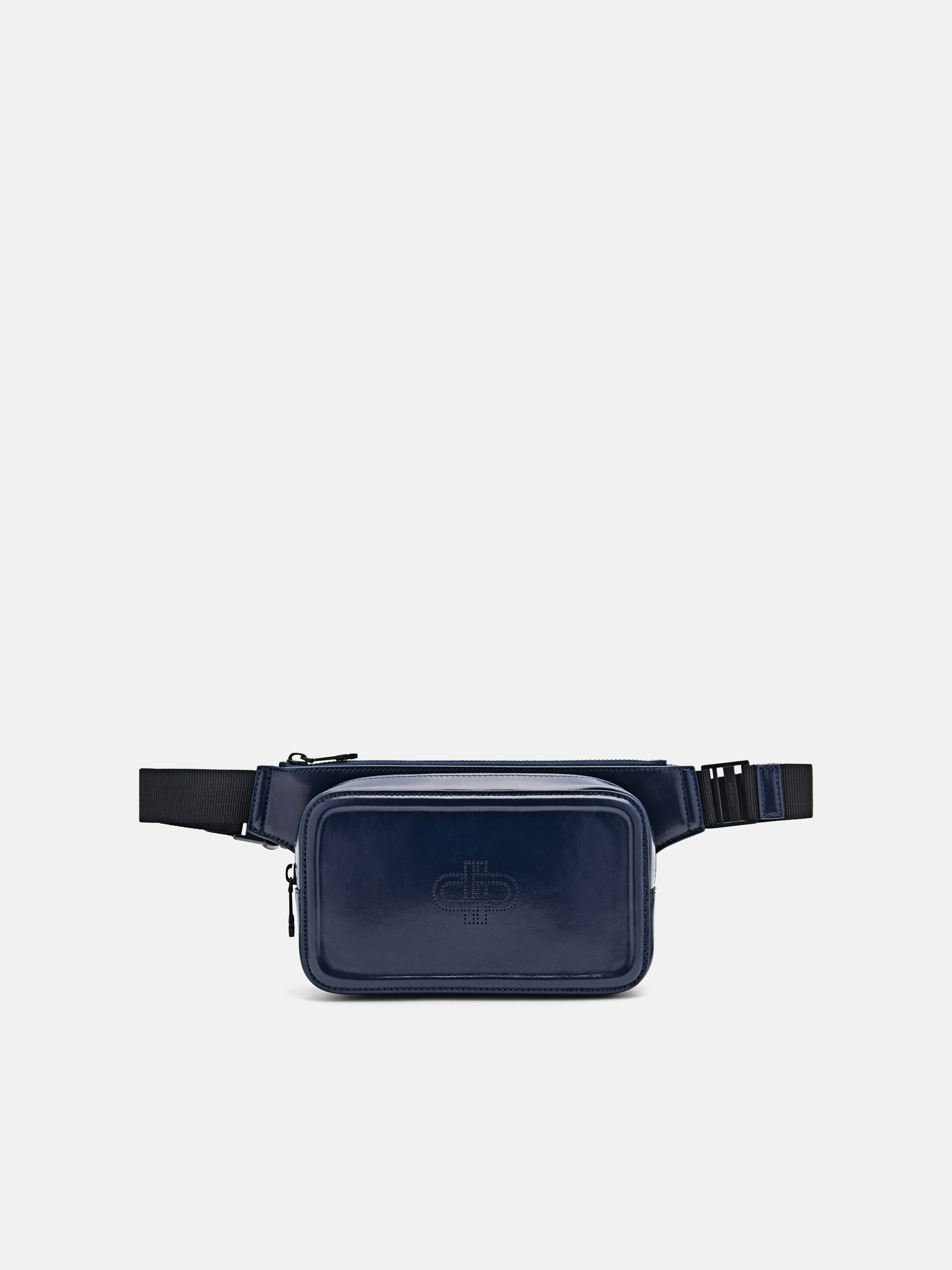 Navy PEDRO Icon Leather Sling Pouch - PEDRO International