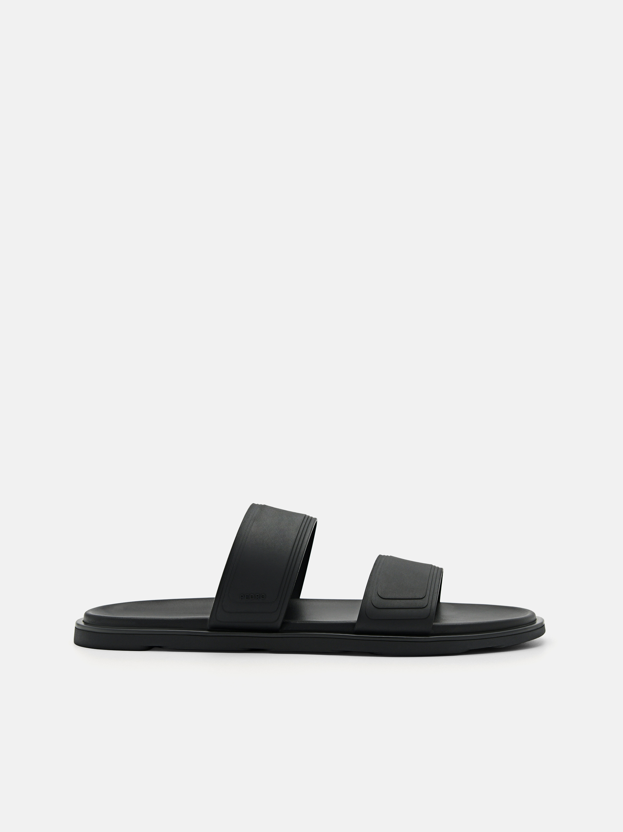 Black Pascal Slide Sandals - PEDRO US
