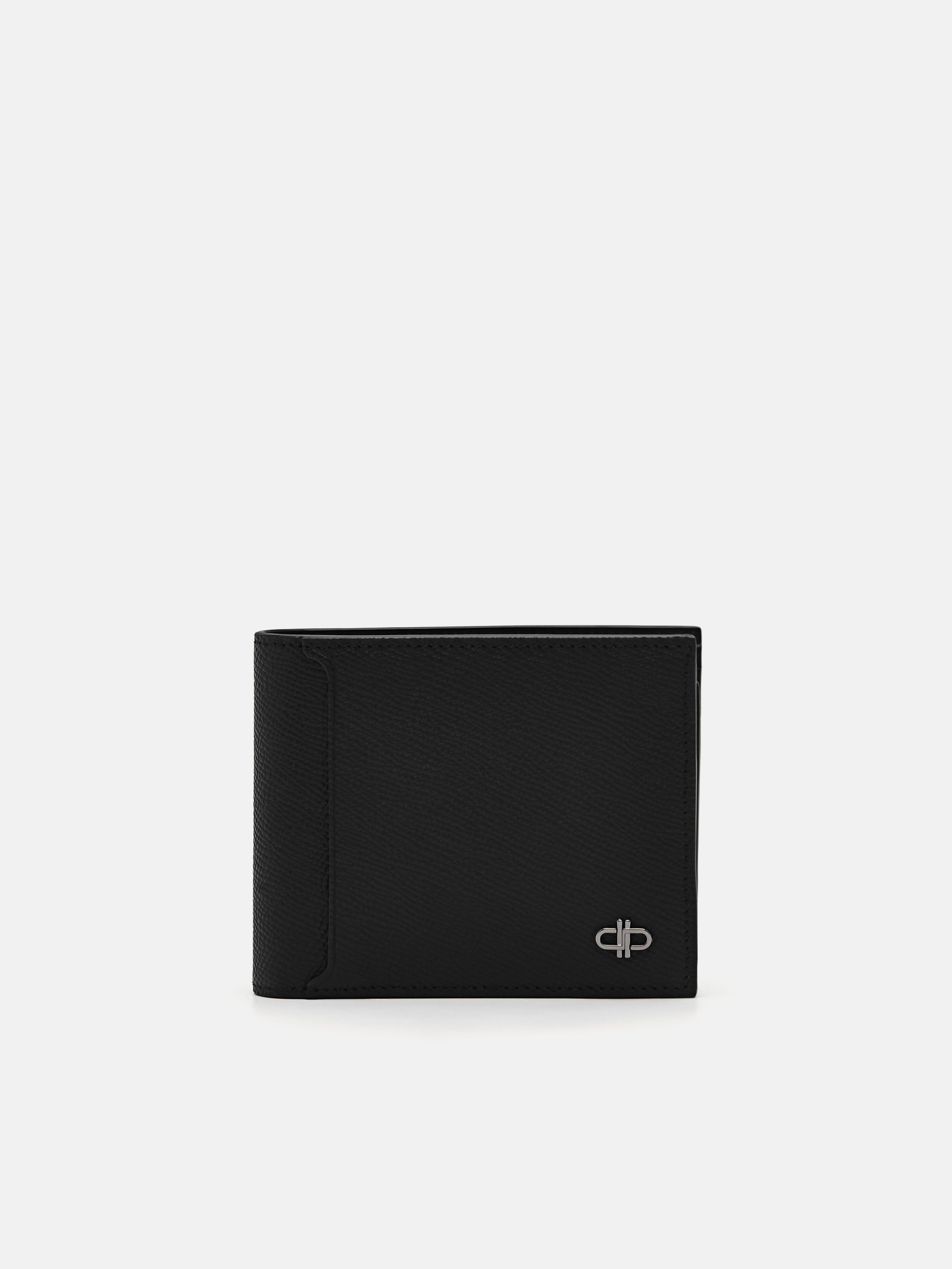 Black PEDRO Icon Leather Bi-Fold Wallet with Insert - PEDRO TH