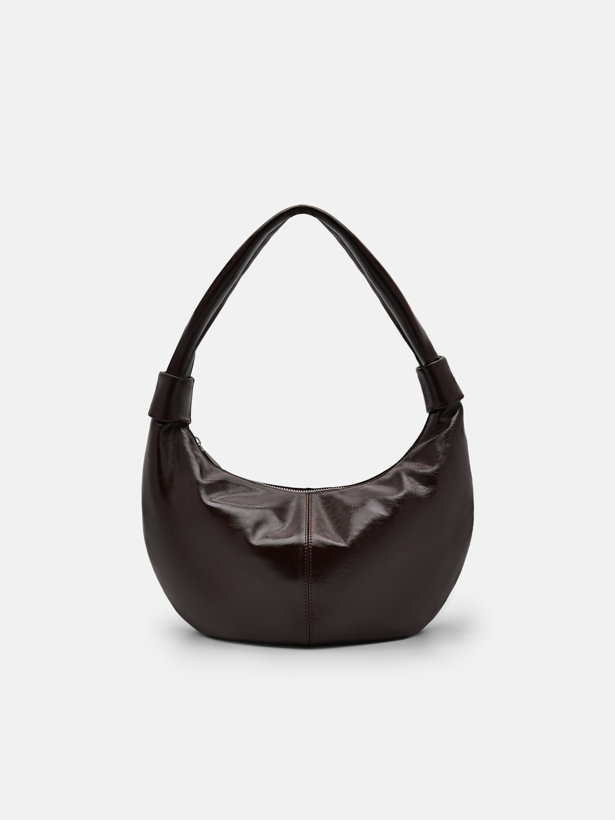 Dark Brown PEDRO Icon Leather Hobo Bag - PEDRO PH