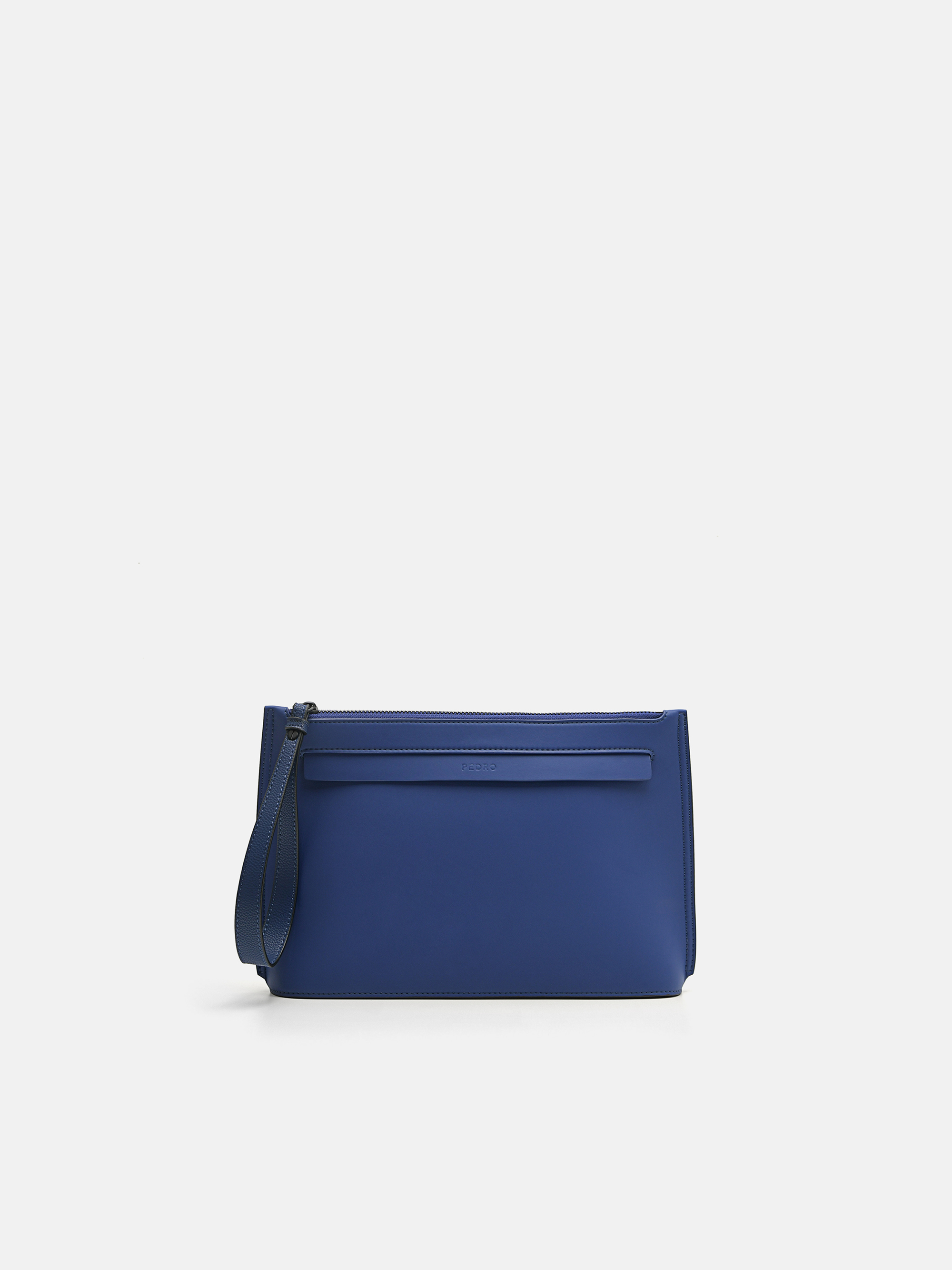 Navy Zipper Clutch - PEDRO KR