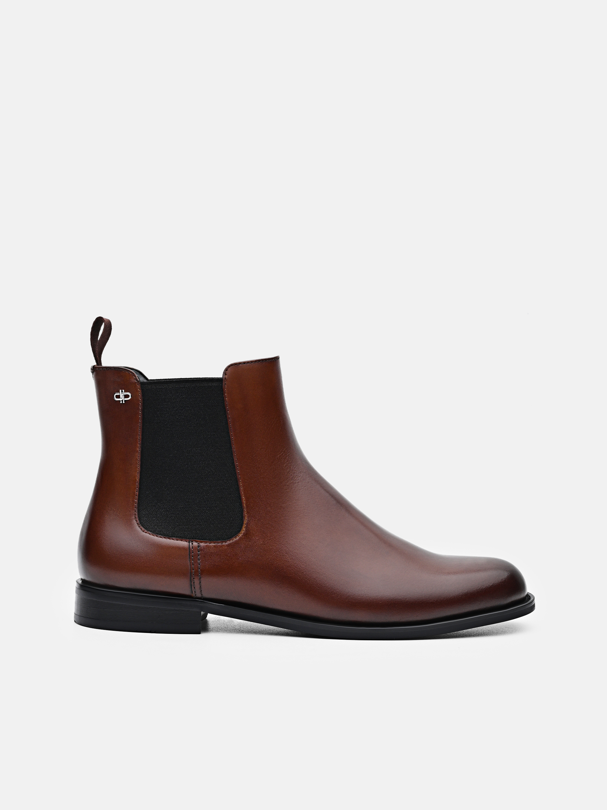 Dark Brown Meg Leather Chelsea Boots - PEDRO AU