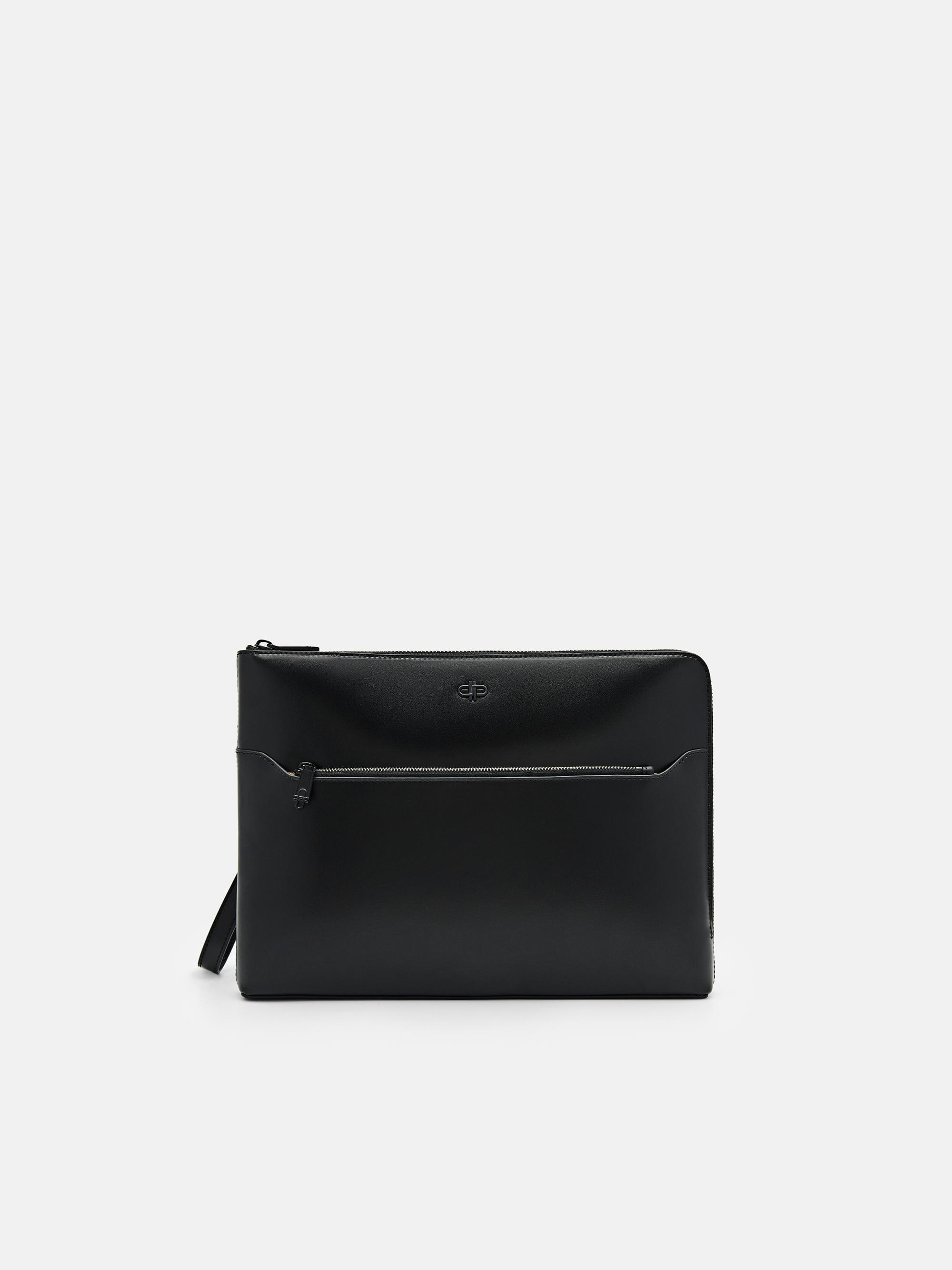 Black PEDRO Icon Leather Portfolio Bag - PEDRO International