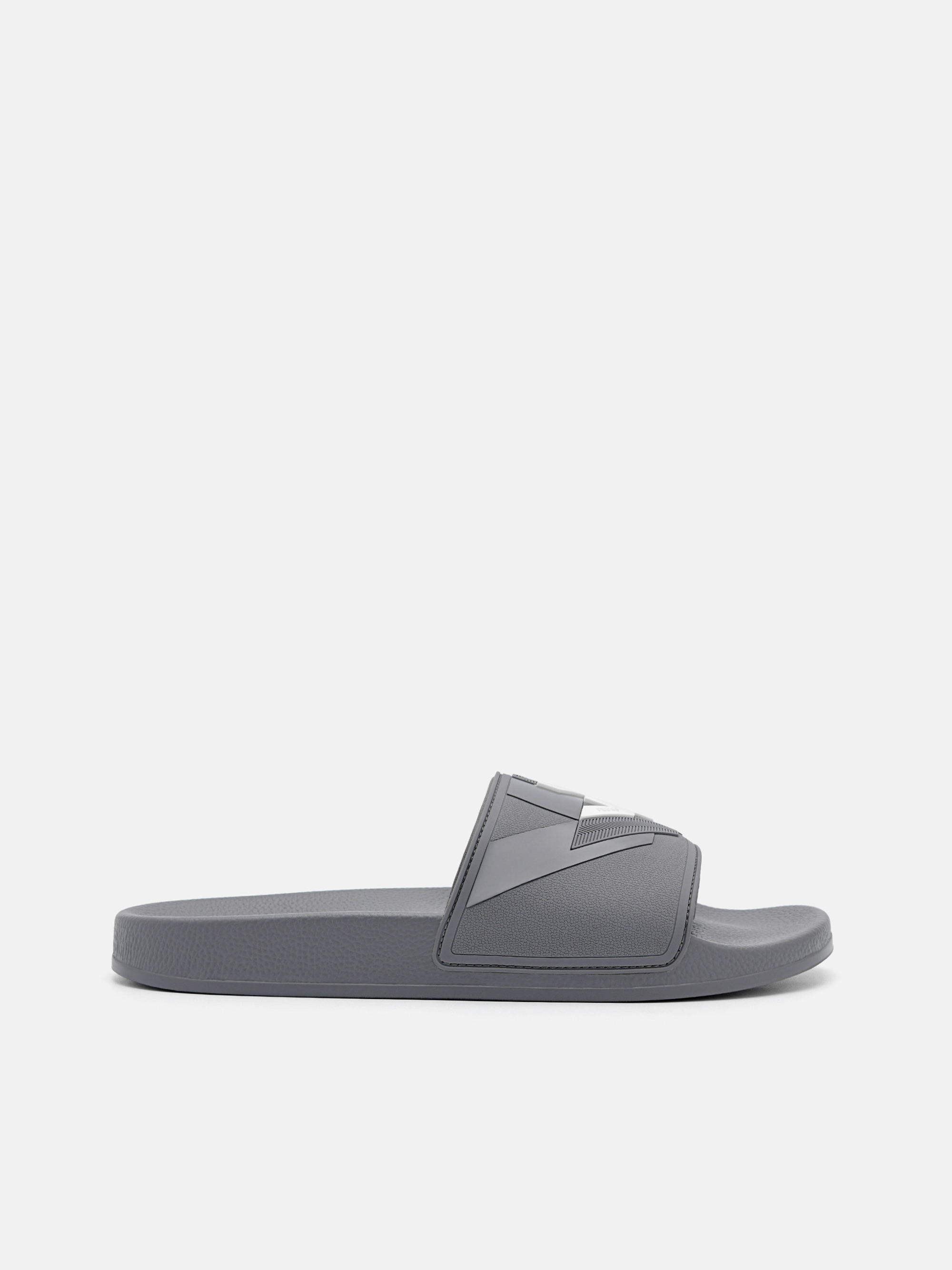 Grey Houndstooth Slide Sandals | PEDRO UK