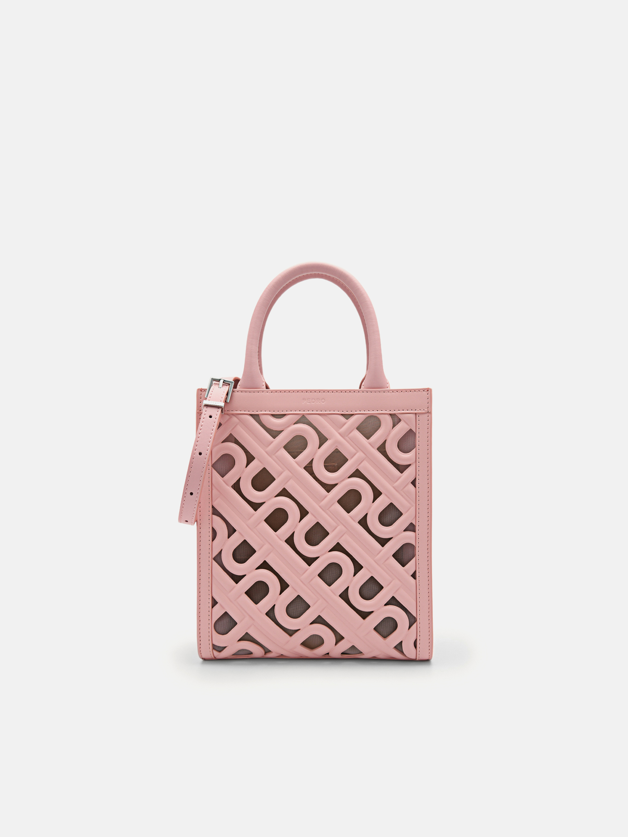 Pink PEDRO Icon Leather Tote Bag - PEDRO SG