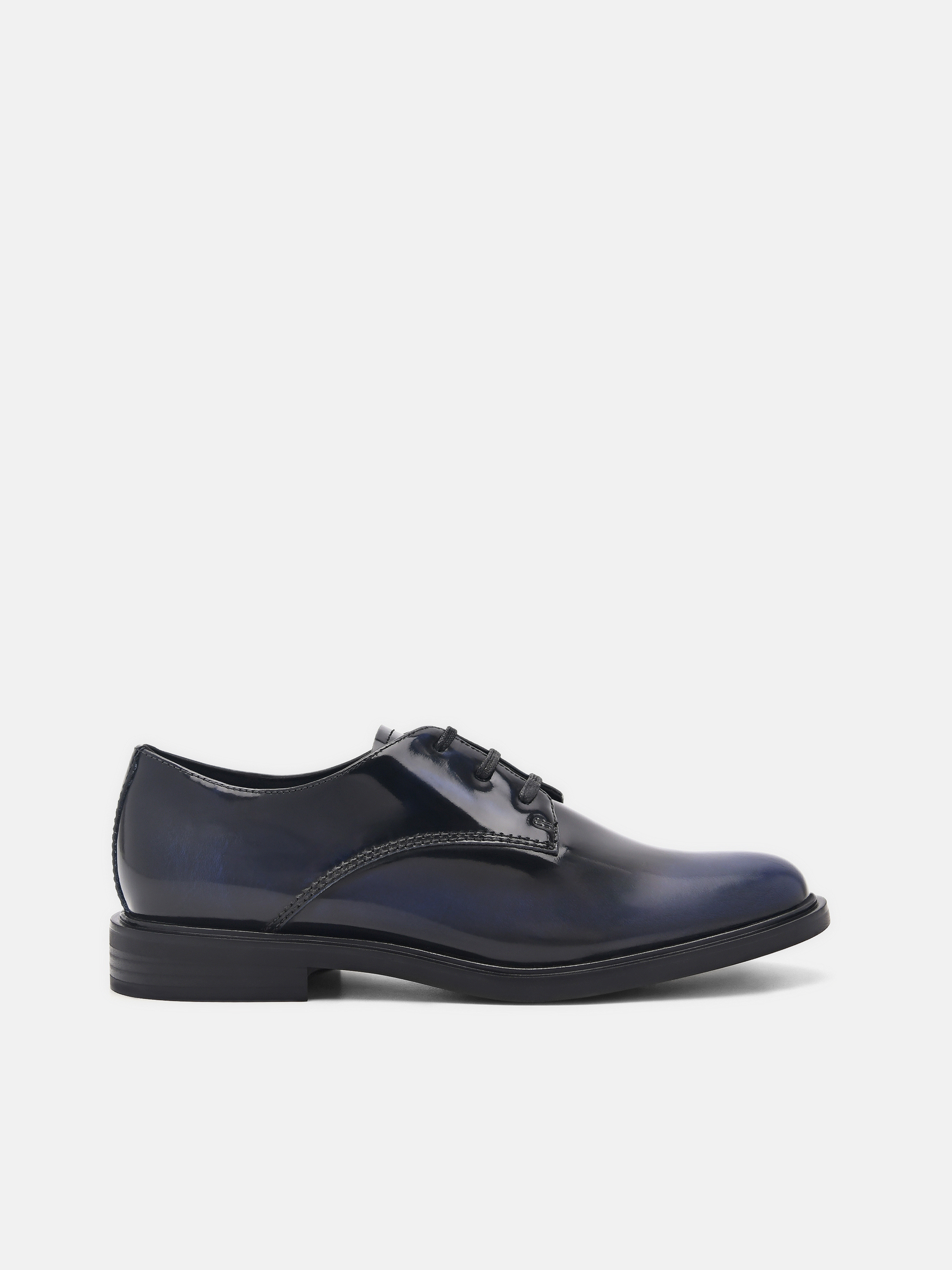 Navy PEDRO Studio Lou Leather Derby Shoes - PEDRO KR