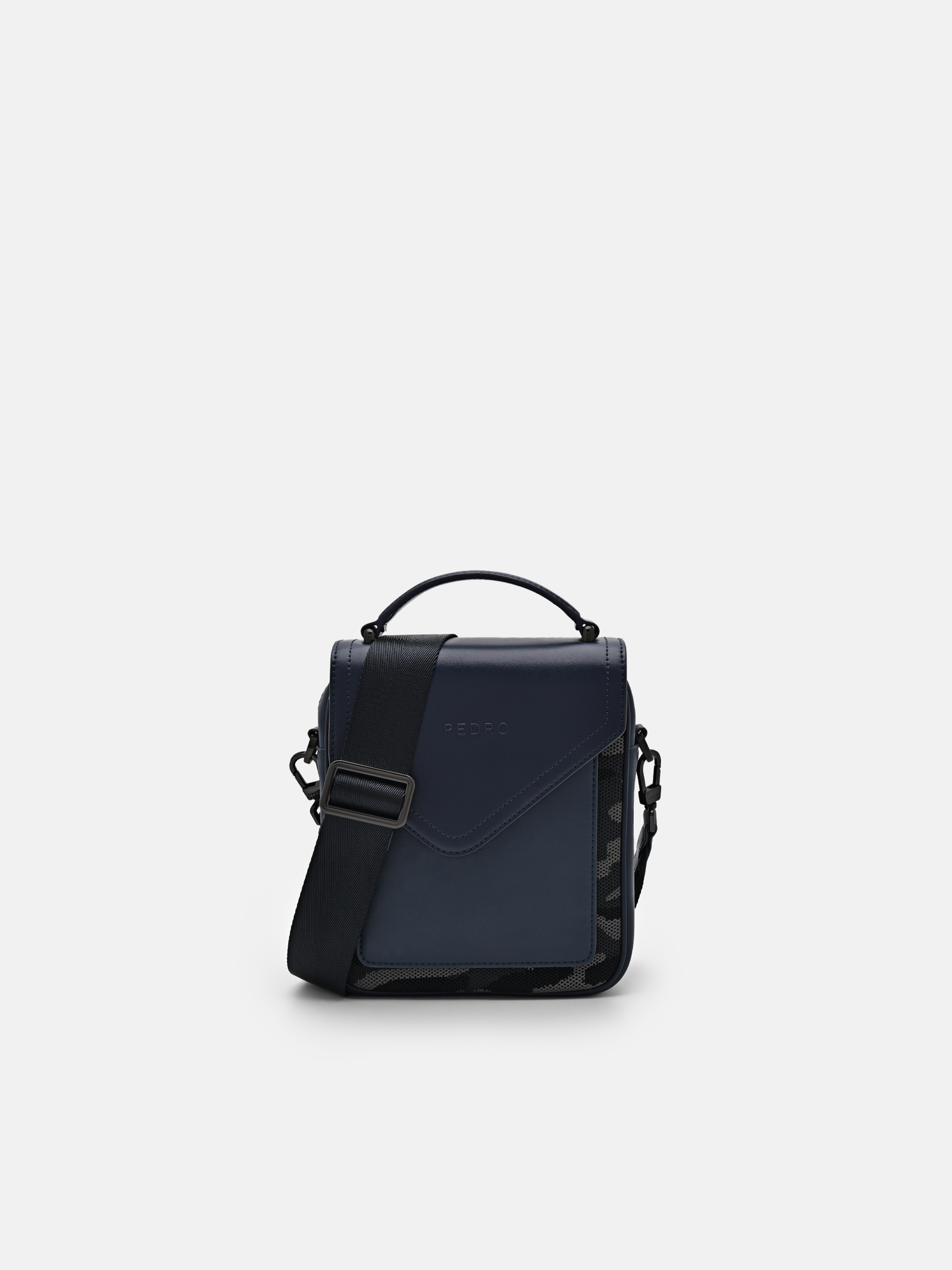 Navy Taper Tall Sling Bag - PEDRO ID