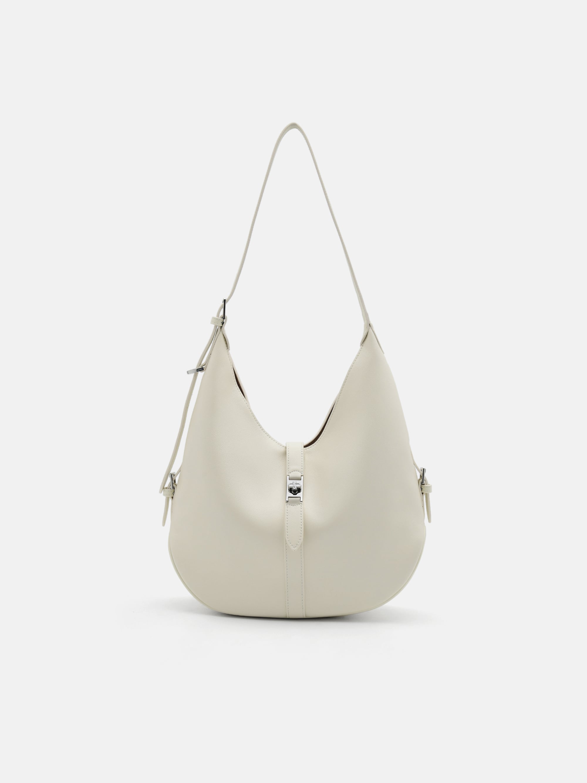PEDRO Icon Leather Hobo Bag chalk - PEDRO VN